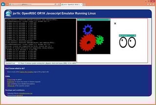 ブラウザ上でLinuxが動く! なんとGUIも! Javascriptで実装されたOR1Kエミュ『jor1k』 ｜ ガジェット通信 GetNews